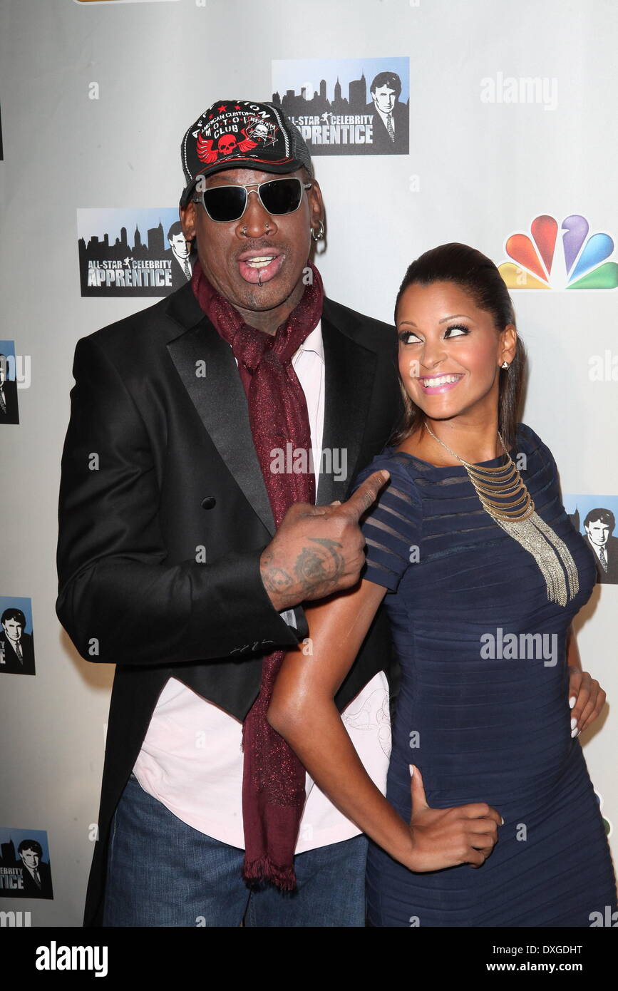 Dennis Rodman; Claudia Jordan NBC's 'Celebrity Apprentice: All-Stars ...