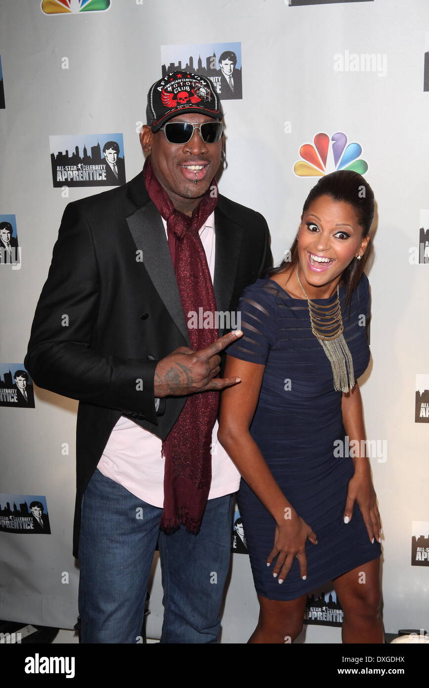 Dennis Rodman; Claudia Jordan NBC's 'Celebrity Apprentice: All-Stars ...
