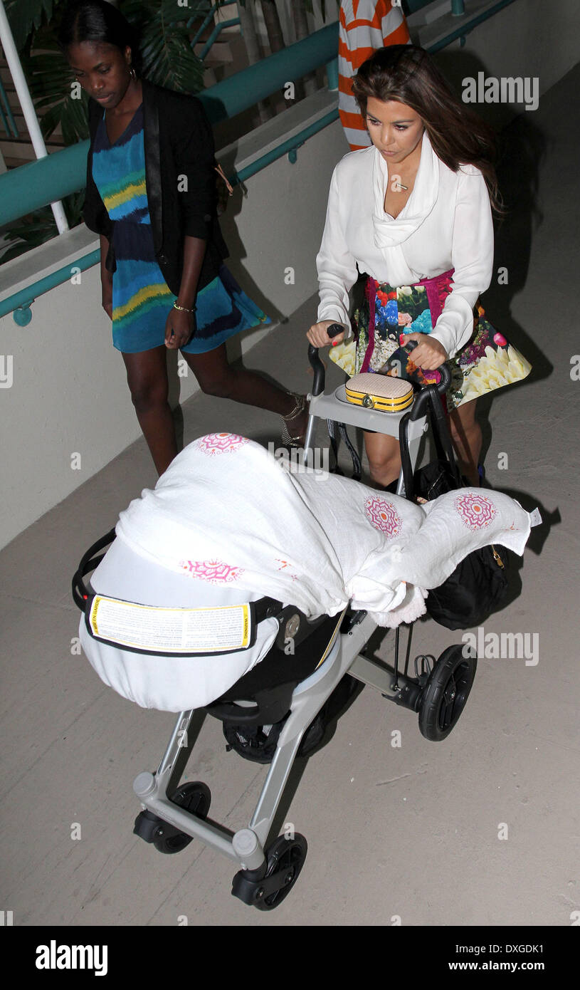 Kourtney Kardashian pushing daughter Penelope Scotland Disick The ...