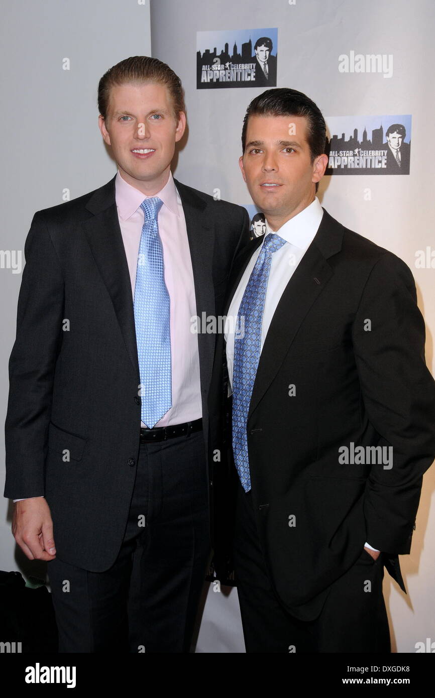Donald Trump, Jr., Eric Trump NBC's 'Celebrity Apprentice: All-Stars ...