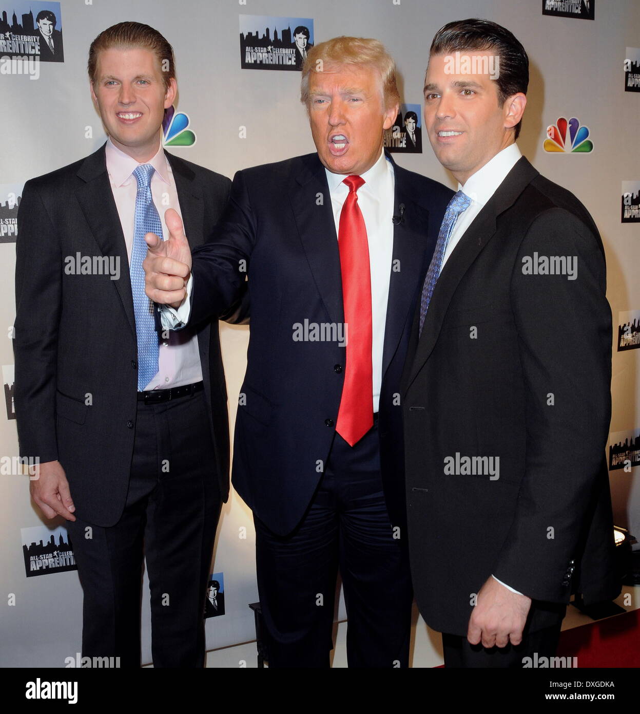Donald Trump, Jr., Eric Trump, Donald Trump NBC's 'Celebrity Apprentice ...
