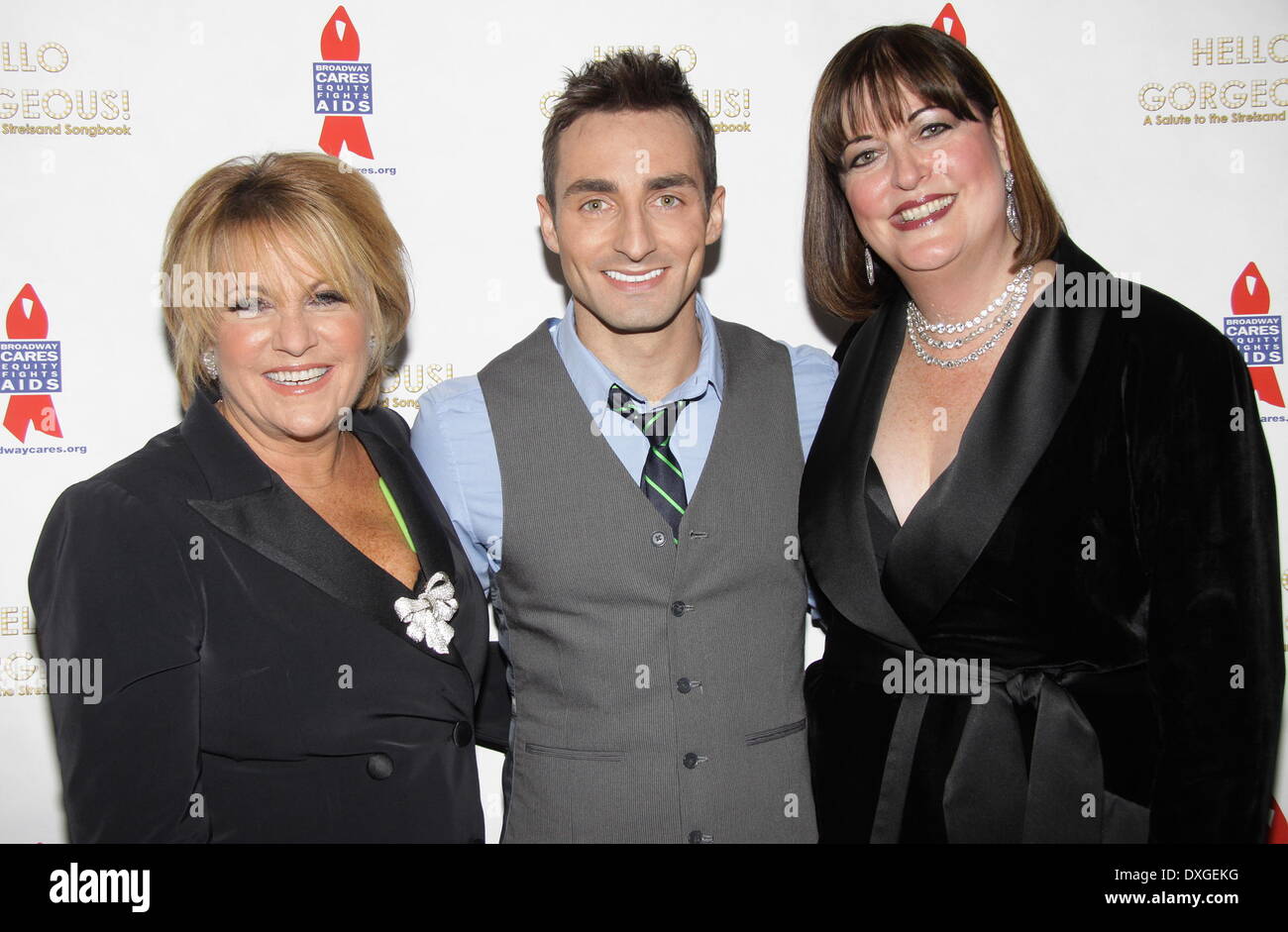 Lorna Luft, Scott Nevins and Ann Hampton Callaway After party for ...