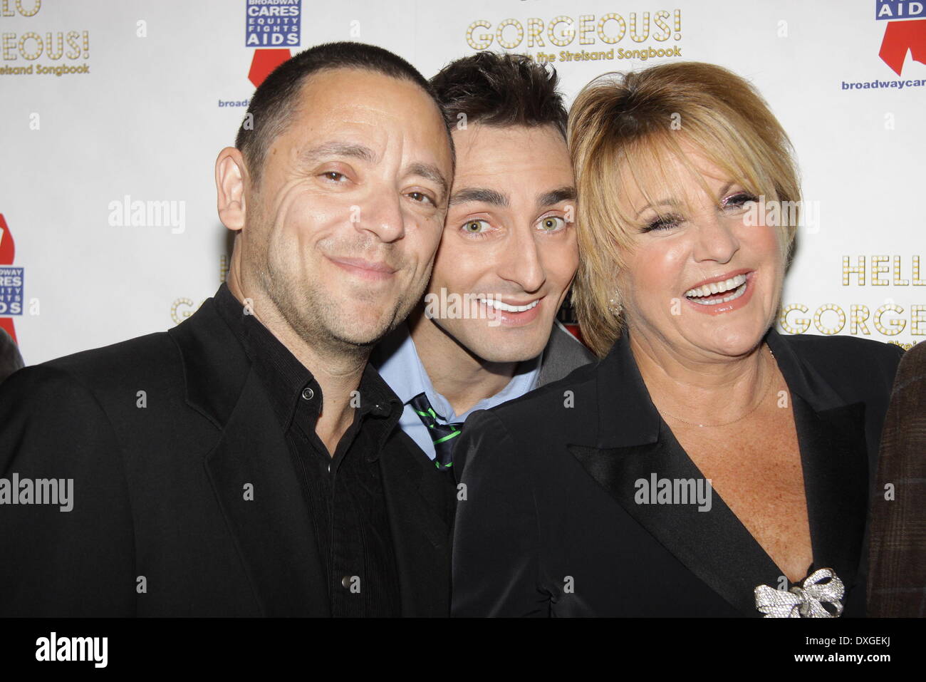 Steven Brinberg, Scott Nevins and Lorna Luft After party for 'Hello ...