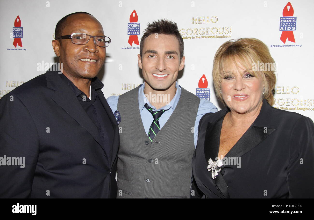 Bismark Irving, Scott Nevins and Lorna Luft After party for 'Hello ...