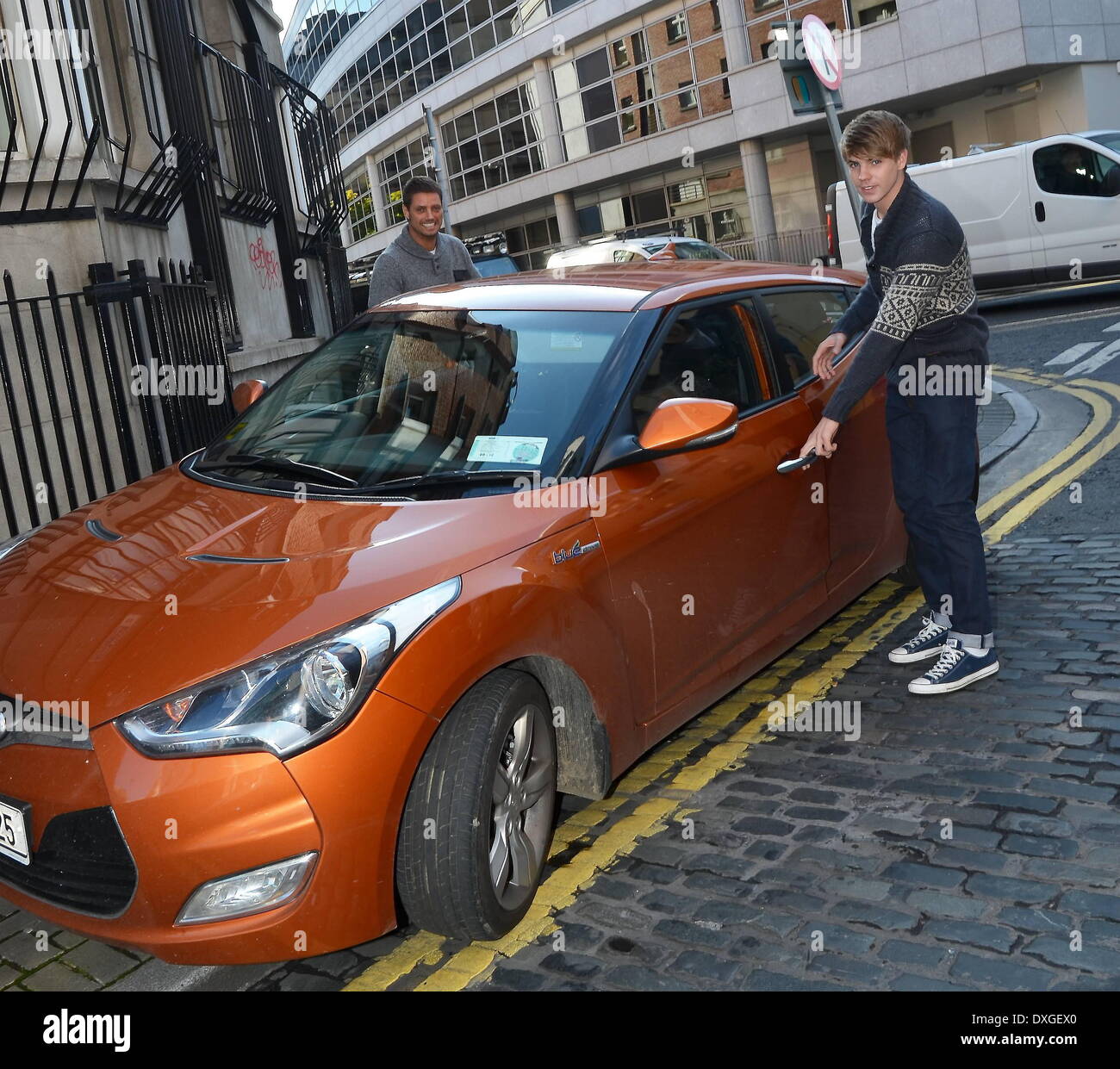 Keith Duffy and his son Jordan 'Jay' Duffy took a chance and parked on ...