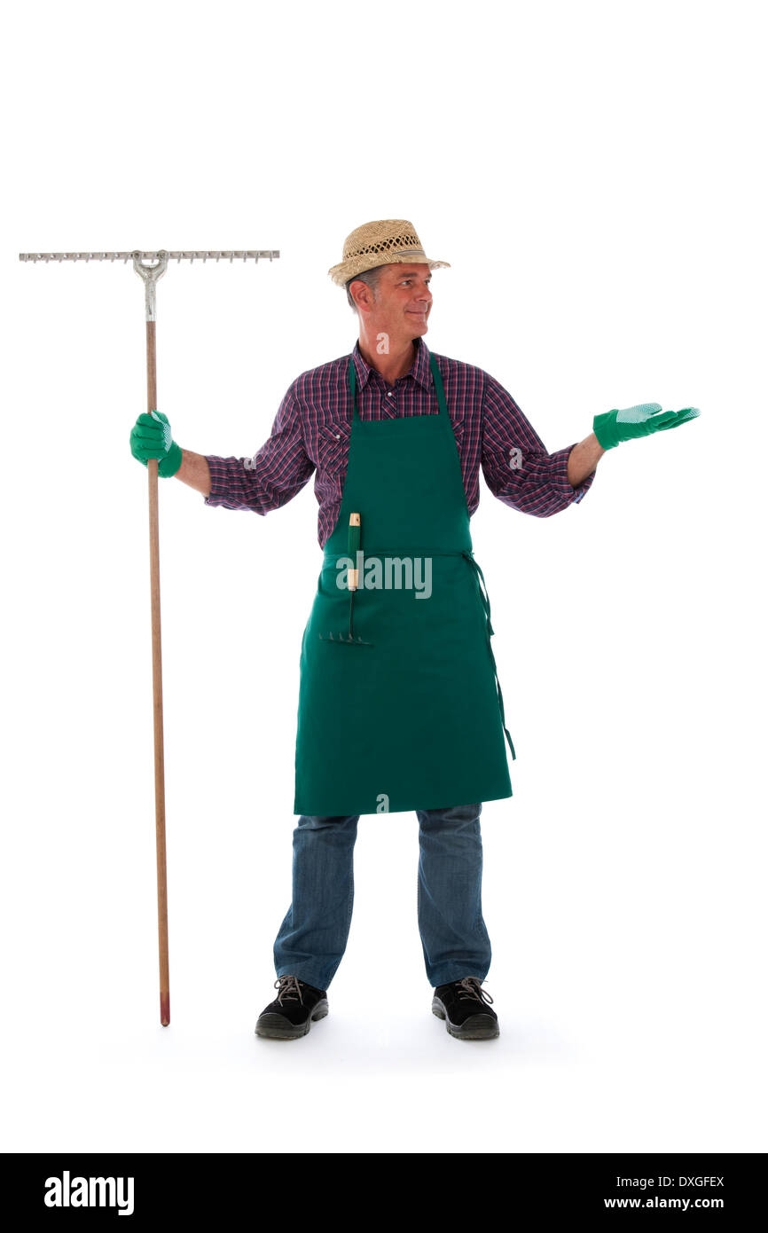 Caucasian gardening Cut Out Stock Images & Pictures - Alamy