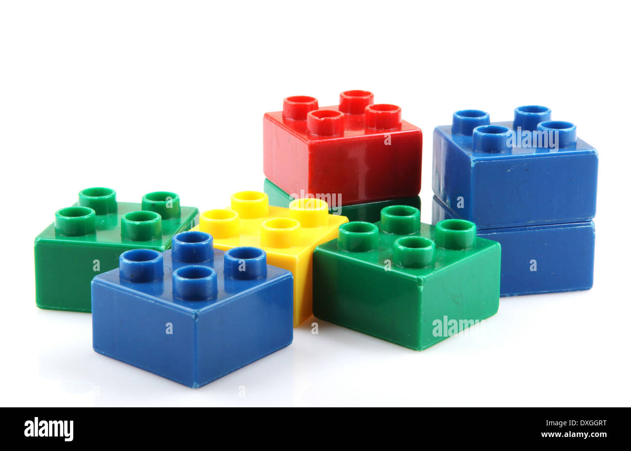 Plastic brick model Cut Out Stock Images & Pictures - Alamy