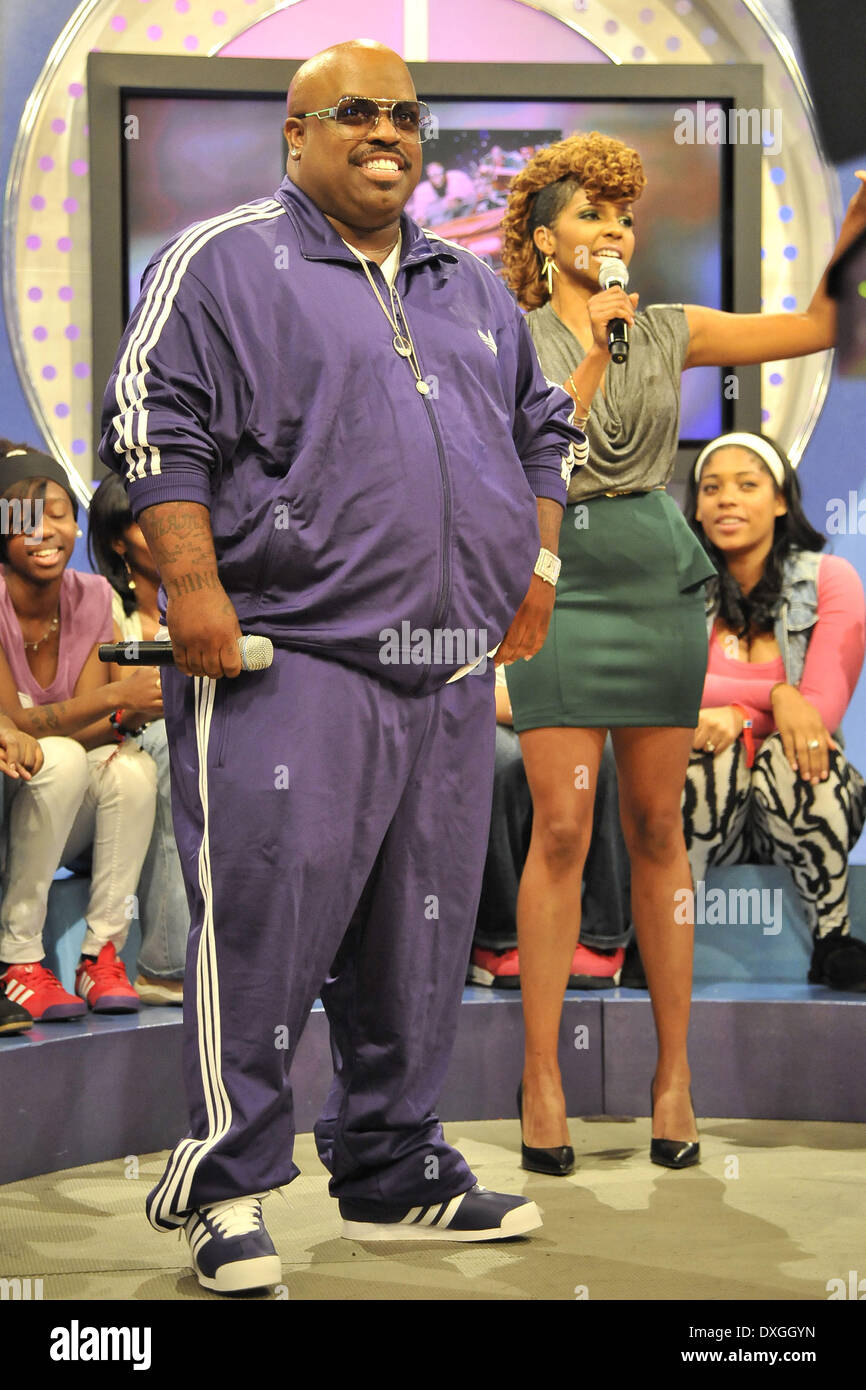 Cee Lo Green with host Mykel 'Miss Mykie' Gray Celebrities appear on ...