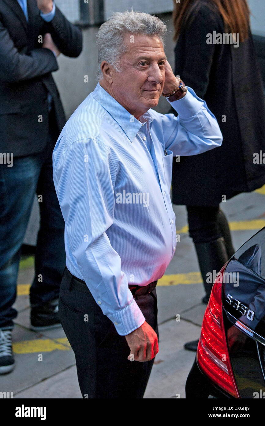 Dustin Hoffman Celebrities at the ITV studios London, England - 18.10. ...