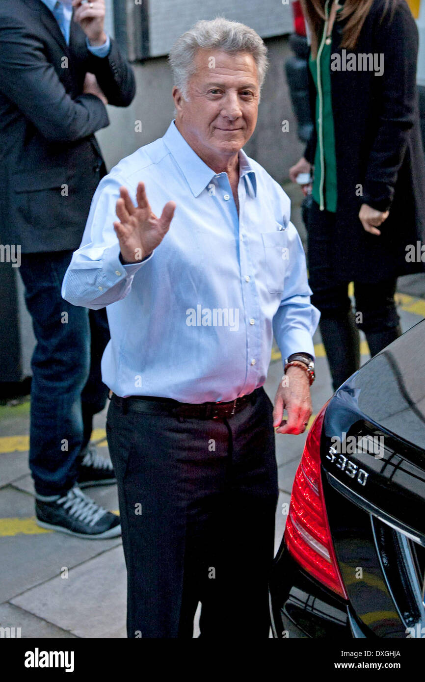 Dustin Hoffman Celebrities at the ITV studios London, England - 18.10. ...