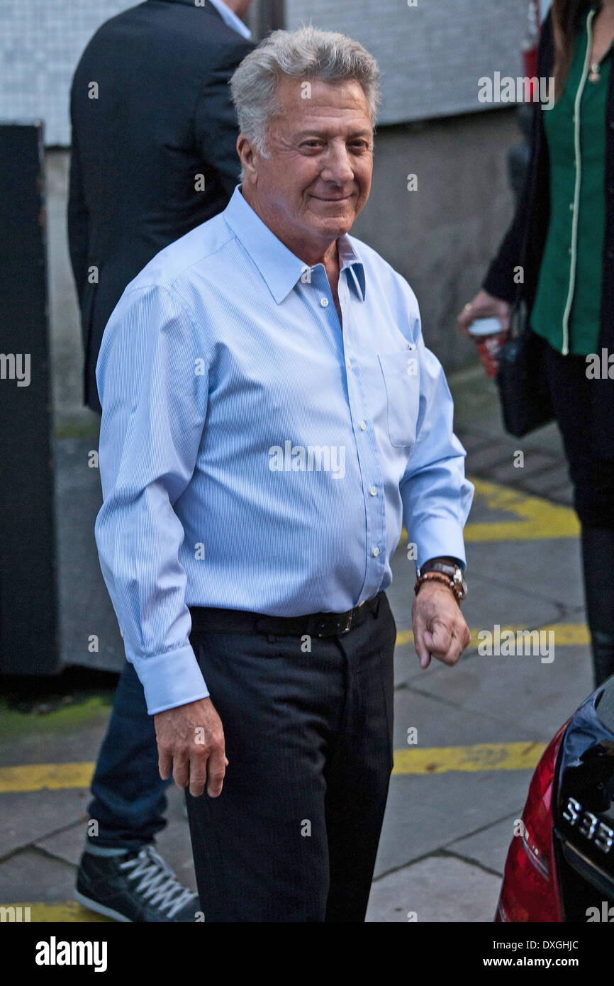 Dustin Hoffman Celebrities at the ITV studios London, England - 18.10. ...