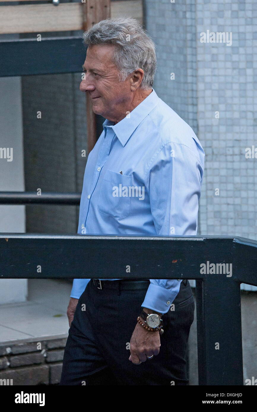 Dustin Hoffman Celebrities at the ITV studios London, England - 18.10. ...