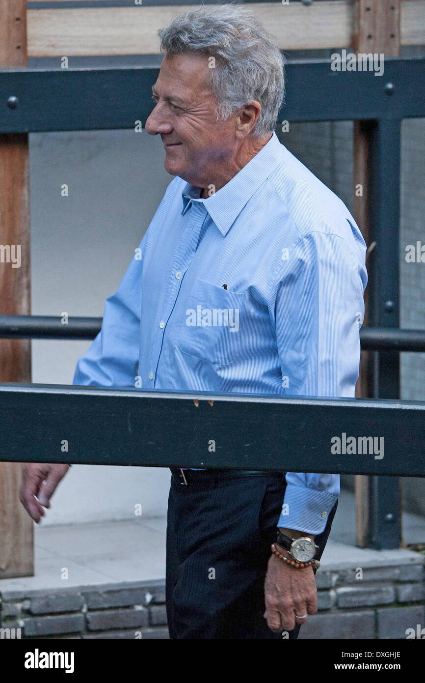 Dustin Hoffman Celebrities at the ITV studios London, England - 18.10. ...
