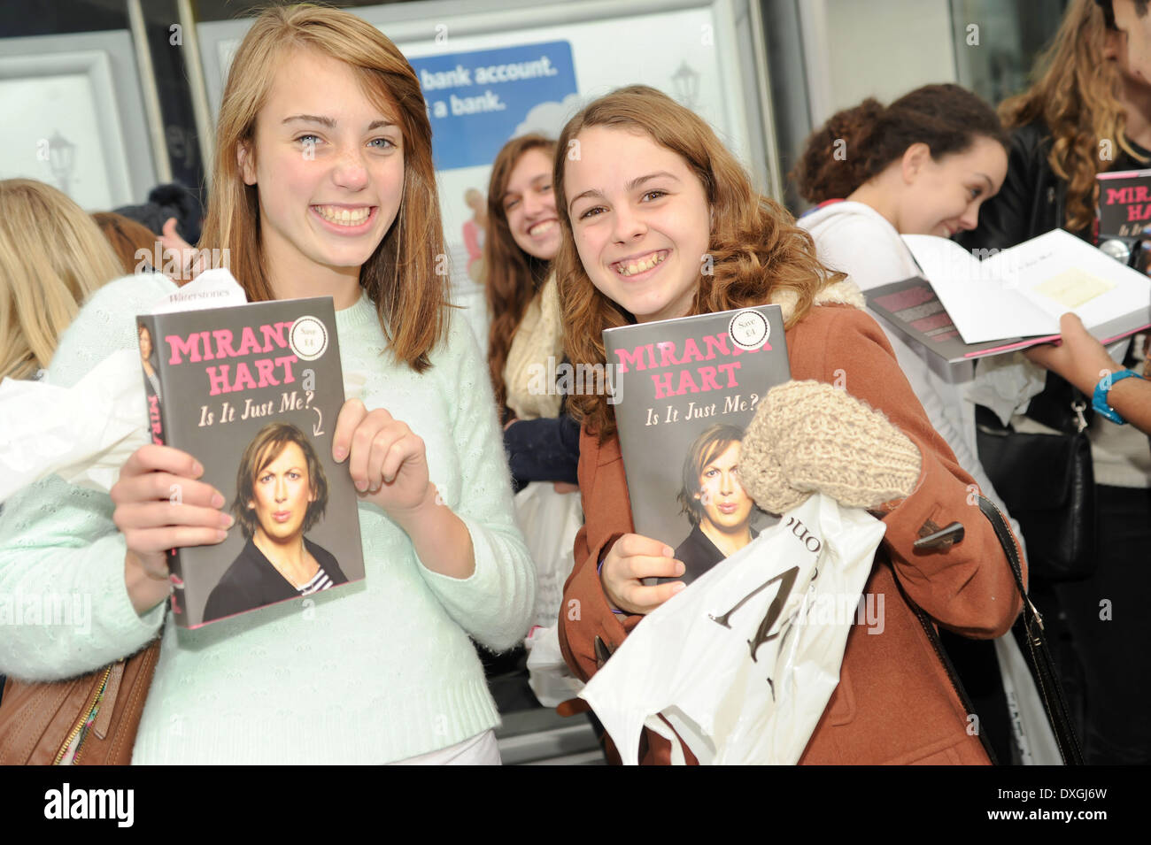 Atmosphere Miranda Hart attends the signing for her new self-help book ...