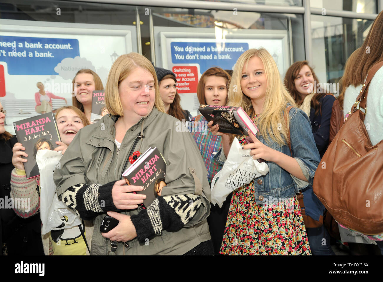 Atmosphere Miranda Hart attends the signing for her new self-help book ...