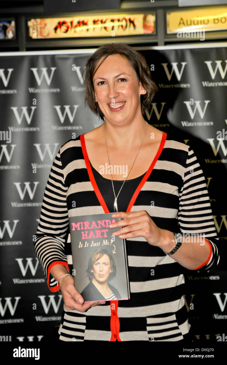 Miranda hart at the signing of her new book hi-res stock photography ...