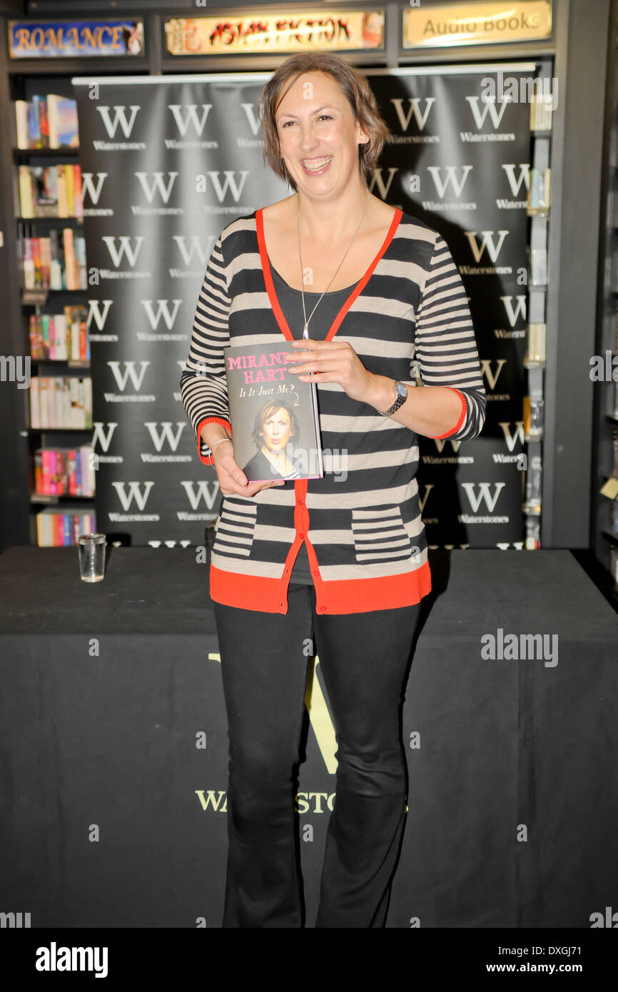 Miranda hart at the signing of her new book hi-res stock photography ...