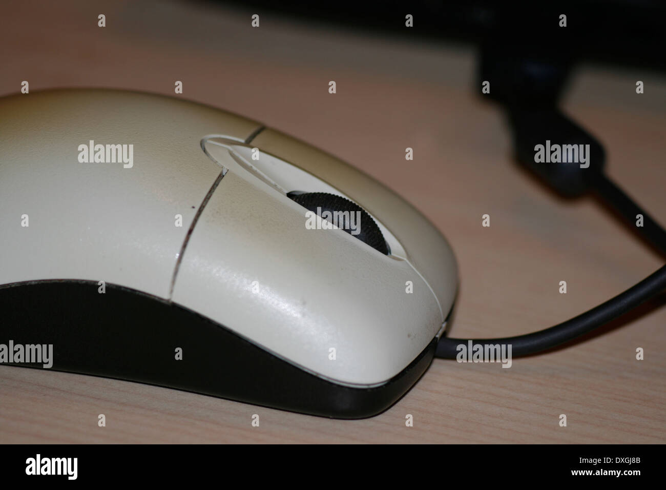 Computer mouse on the table Stock Photo - Alamy