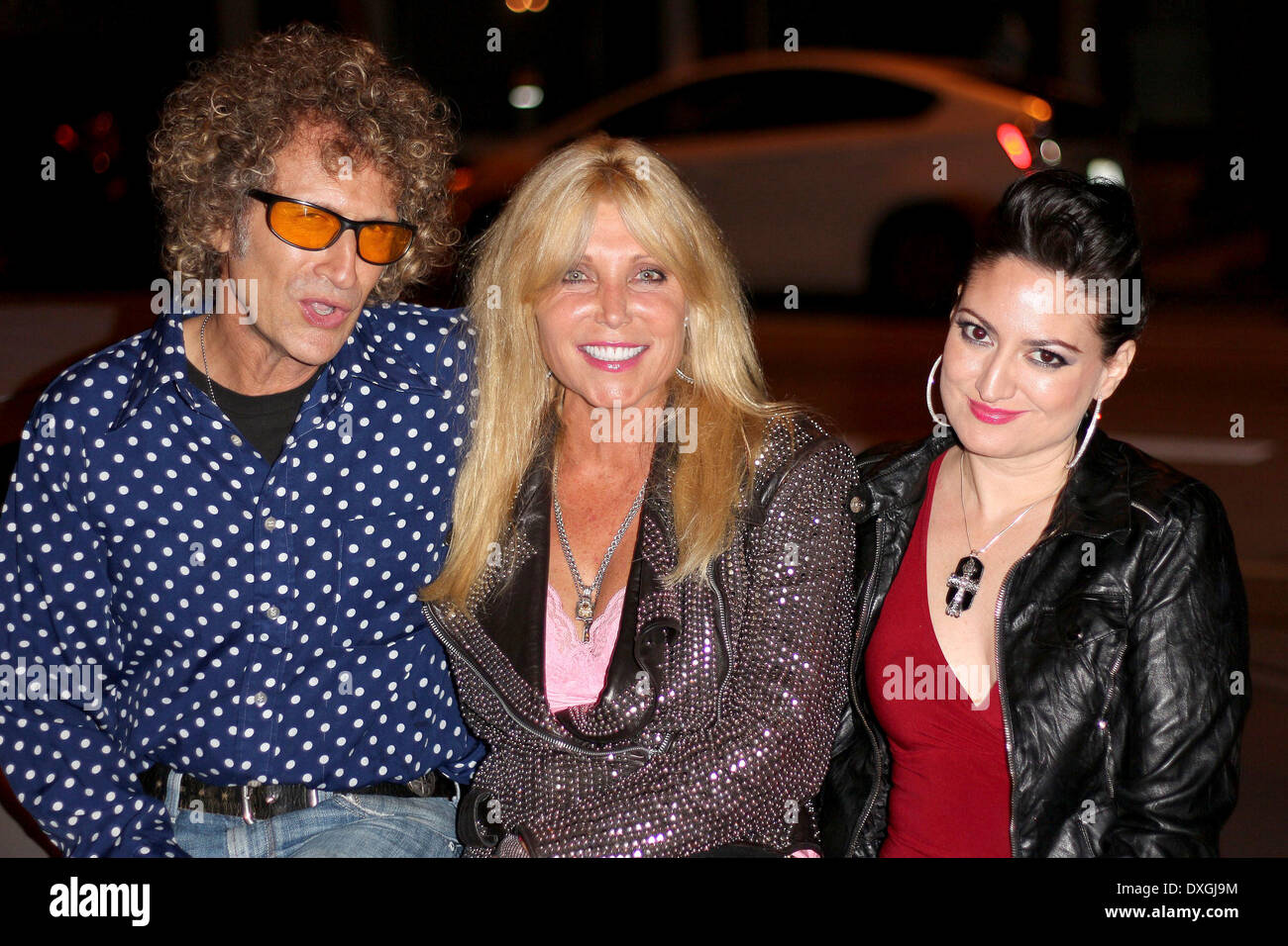 Guest, Pamela Bach-Hasselhoff and Vikki Lizzi Party with designer Julia ...