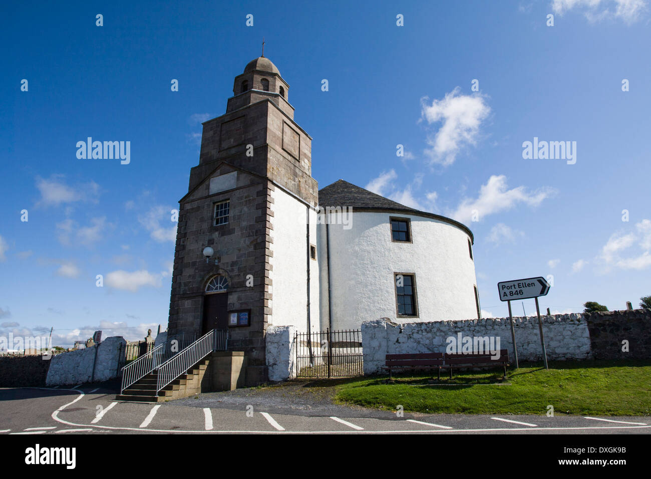 Bowmore Church, Isle of Islay, Inner Hebrides, Scotland Stock Photo - Alamy