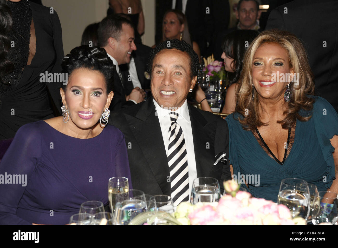 Frances Robinson, Smokey Robinson, and Denise Rich The Angel Ball 2012 ...