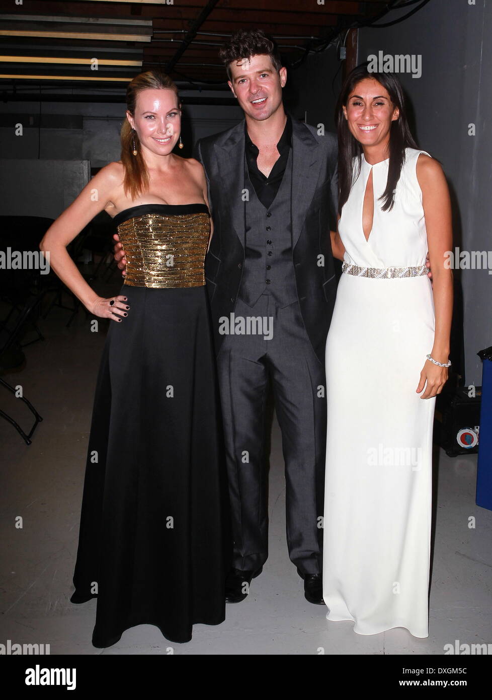 Cassandra Mann, Robin Thicke, Berna Kaso 9th Annual Alfred Mann ...