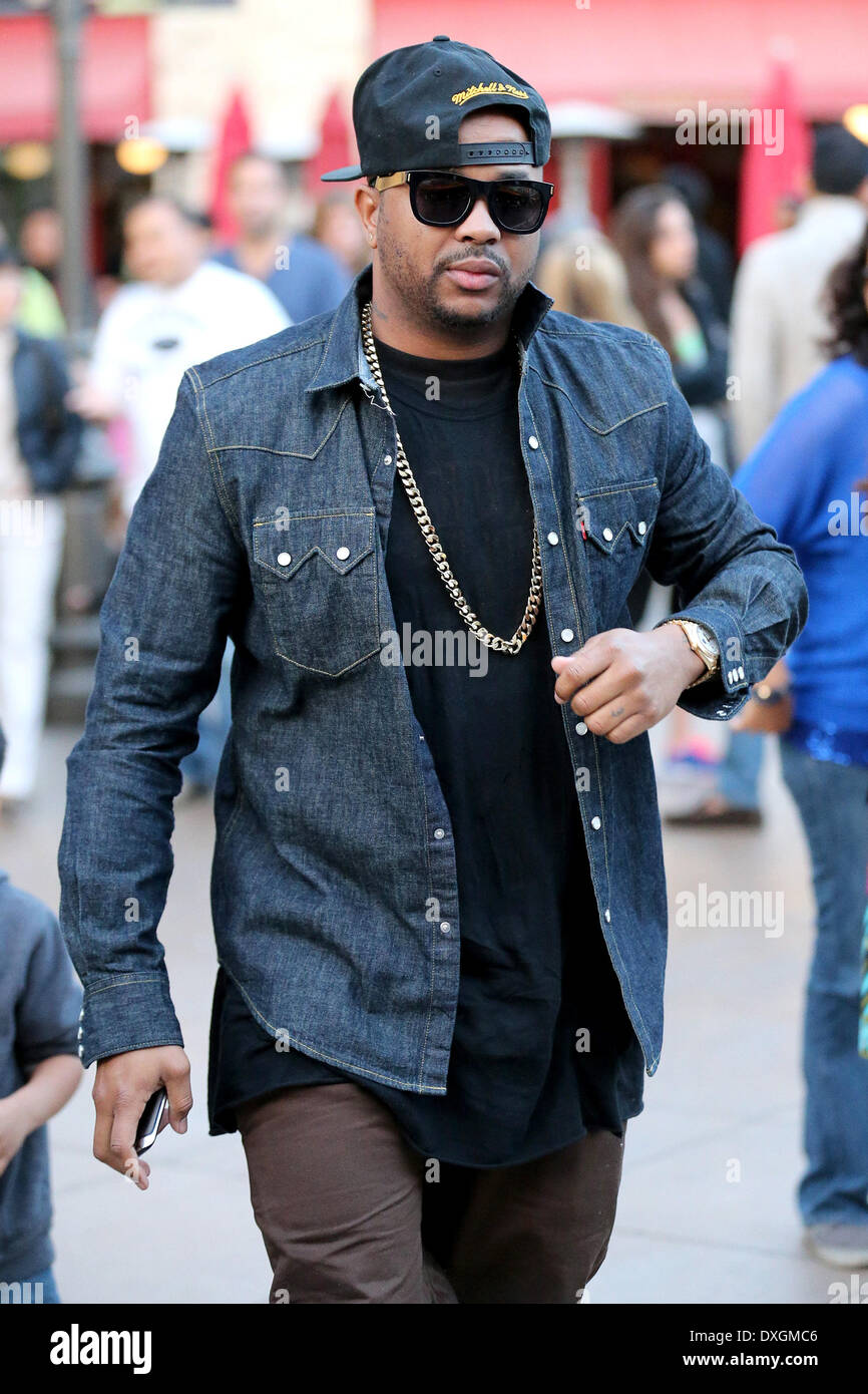 The Dream aka Terius Nash out and about at The Grove Los Angeles ...