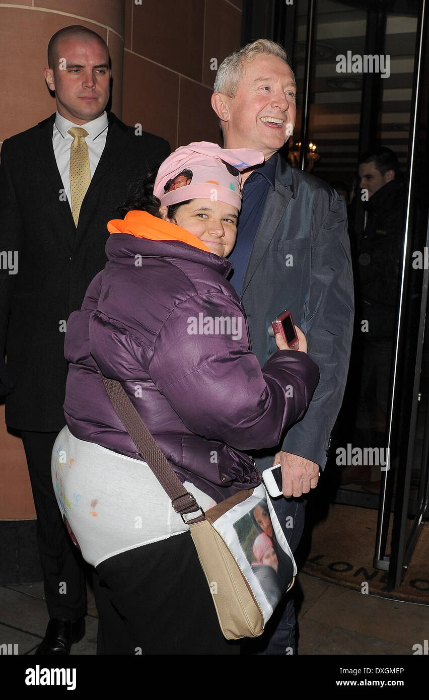 Louis Walsh Tania McIntosh aka The Phantom Huggerwaits outside 'C ...