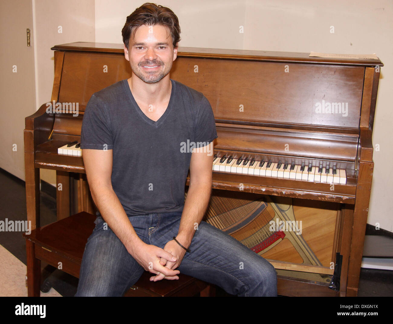 Hunter Foster First rehearsal for ’Inner Voices’, held at MTC studios ...