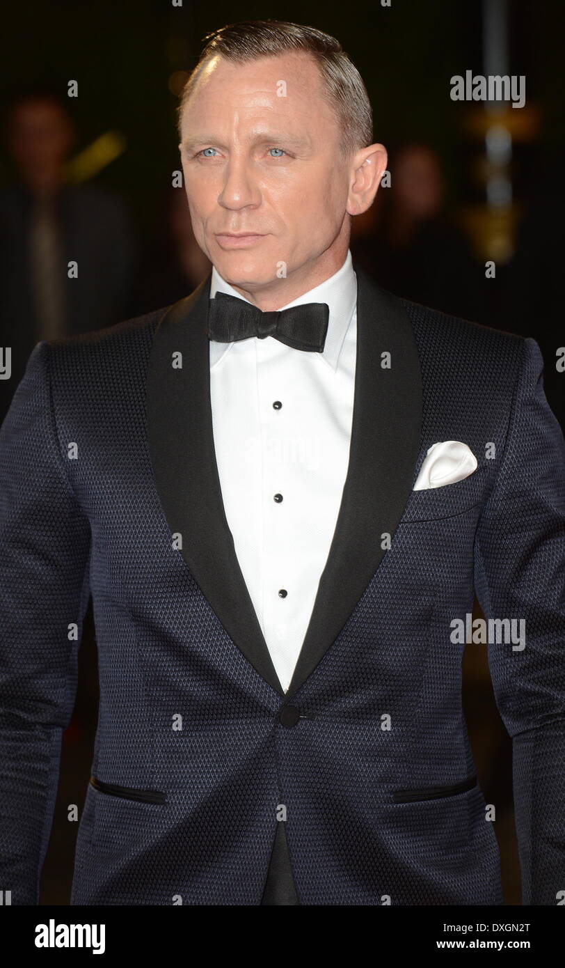 Daniel Craig at the premiere of "Skyfall" at Royal Albert Hall, London ...