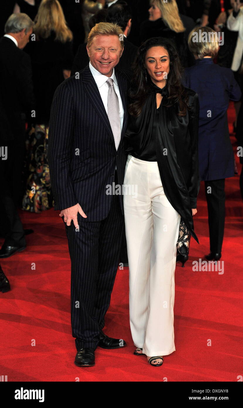 Boris Becker and Lilly Becker Royal World Premiere of Skyfall ...