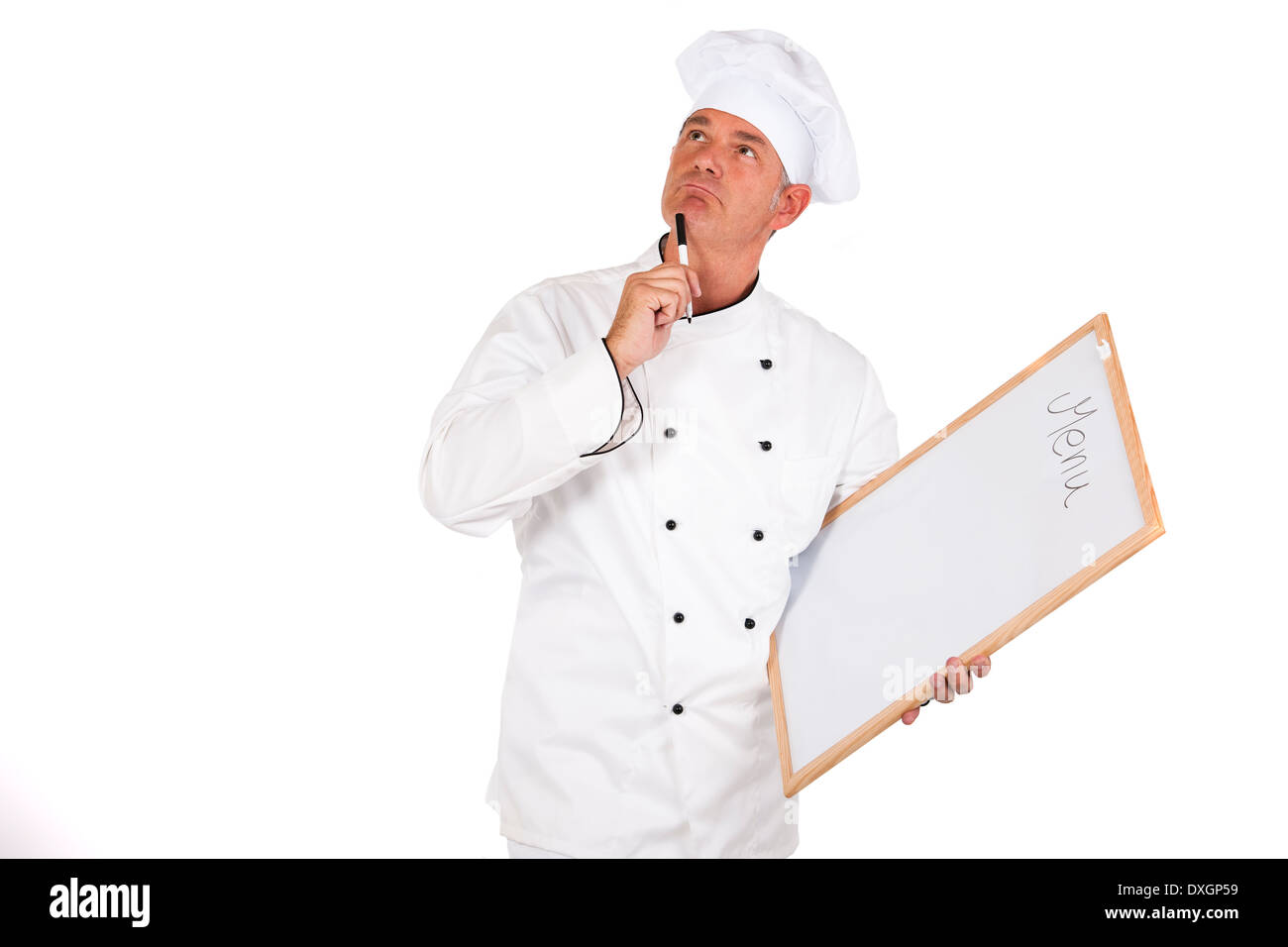 Chef menu hi-res stock photography and images - Alamy