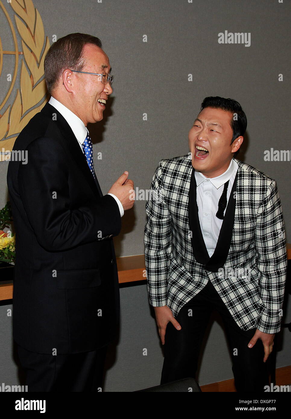 South Korean singer Psy aka Park Jae-sang does the 'Gangnam Style ...