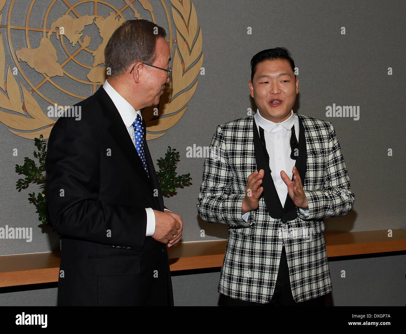 South Korean singer Psy aka Park Jae-sang does the 'Gangnam Style ...