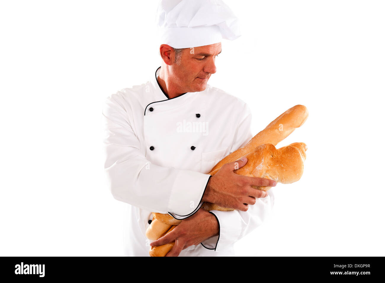 Male baker in uniform hi-res stock photography and images - Alamy