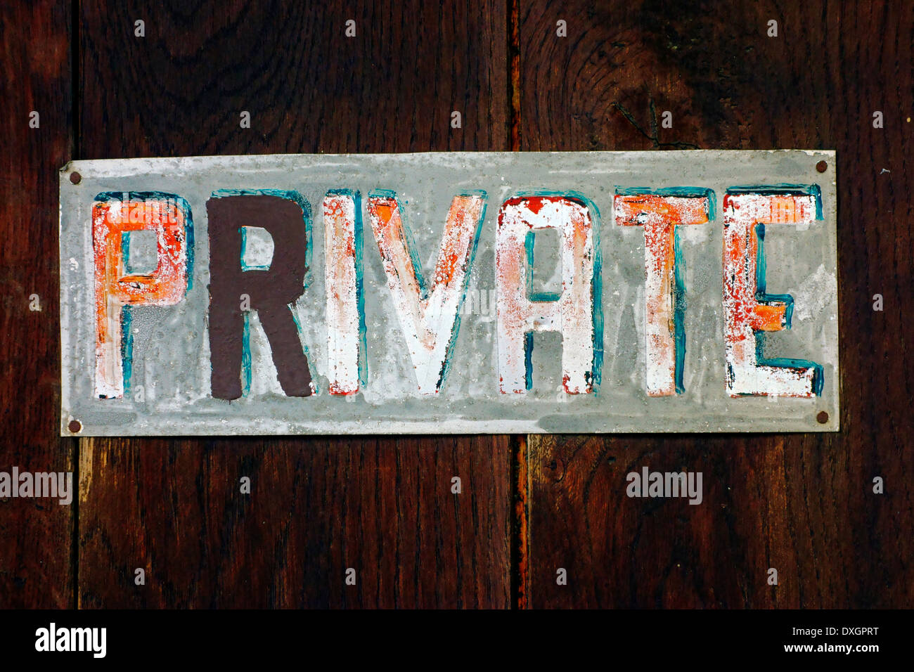 Private property signboard hi-res stock photography and images - Alamy