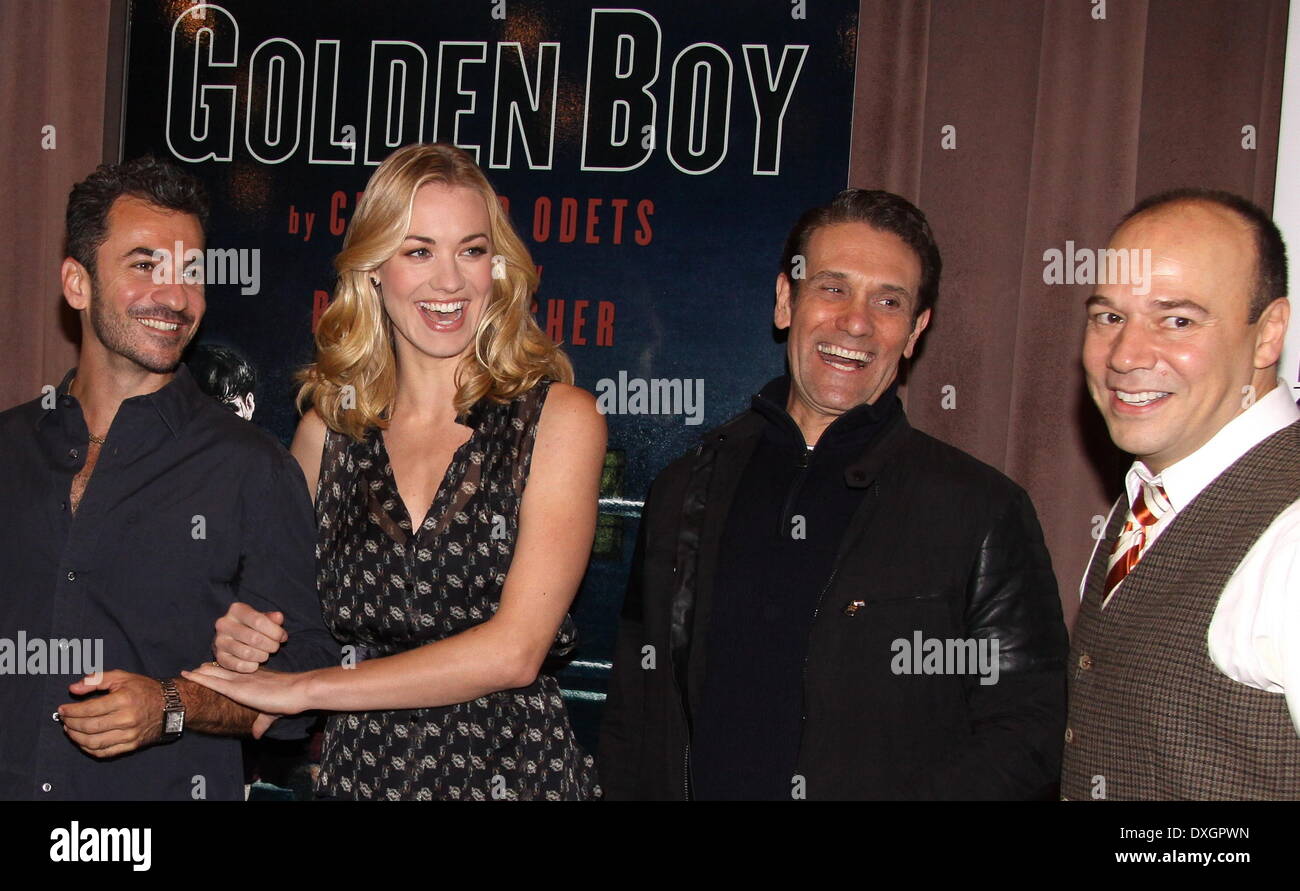 Michael Aronov, Yvonne Strahovski, Anthony Crivello and Danny Burstein ...