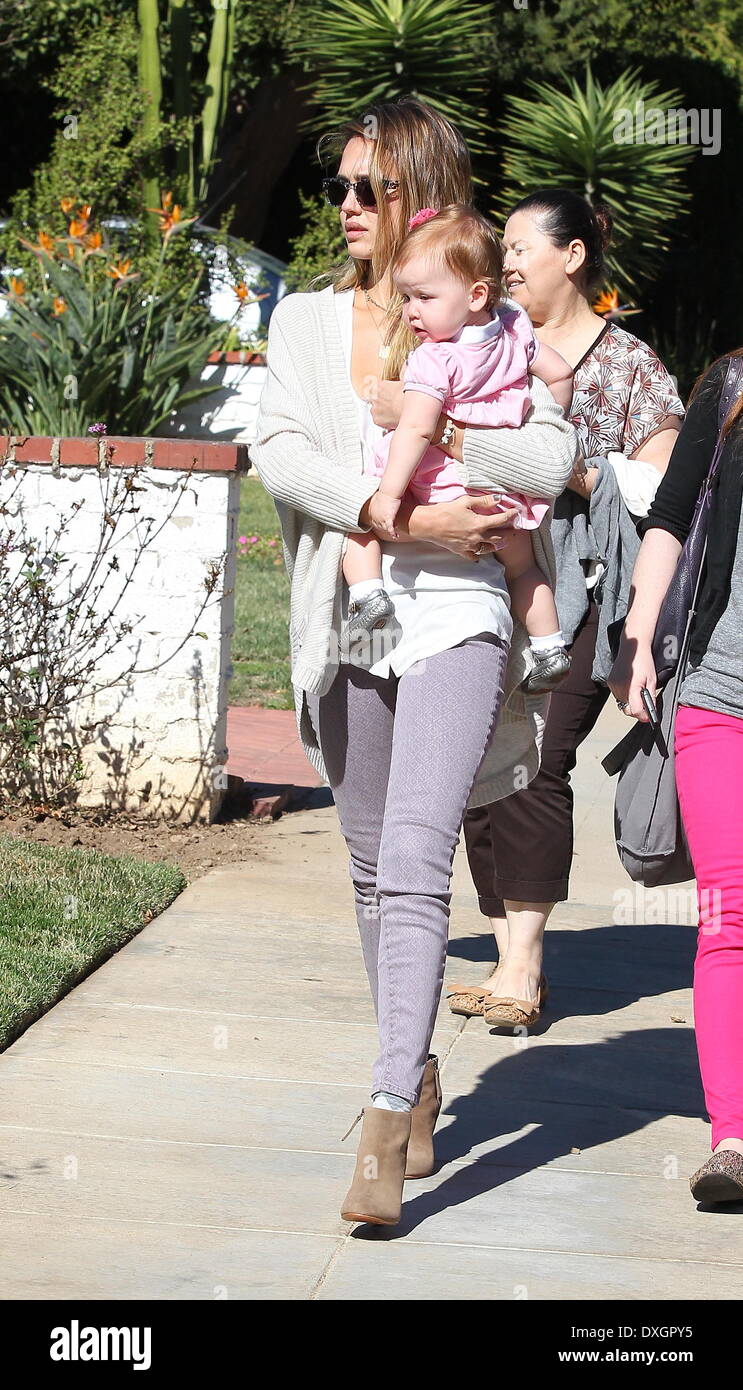 Jessica Alba and Haven Warren Jessica Alba seen with her two daughters ...
