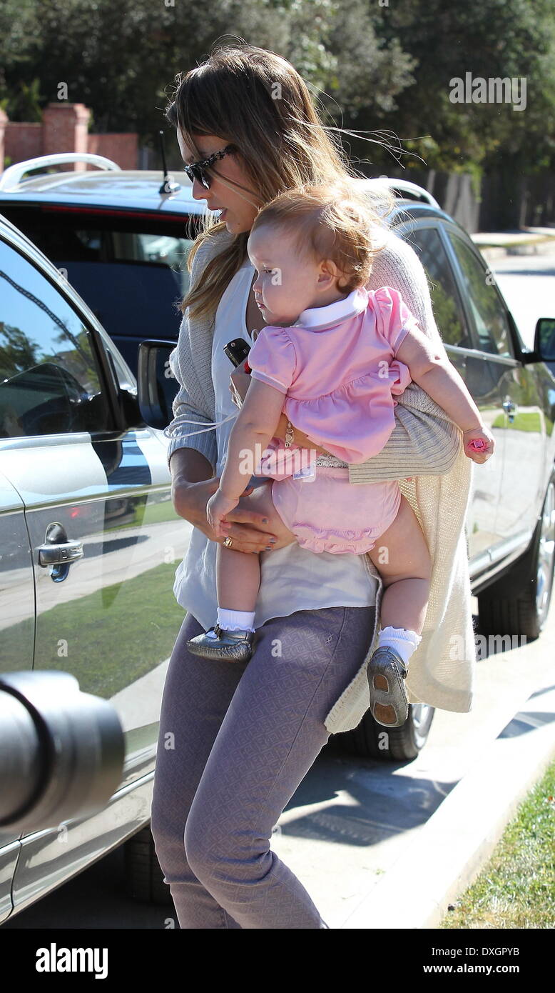 Jessica Alba and Haven Warren Jessica Alba seen with her two daughters ...