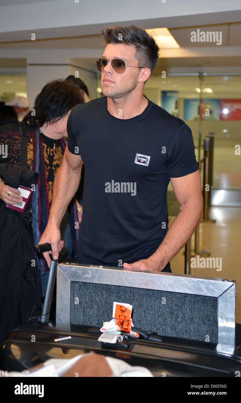 Leandro Penna arrives at Miami International Airport Miami, Florida ...
