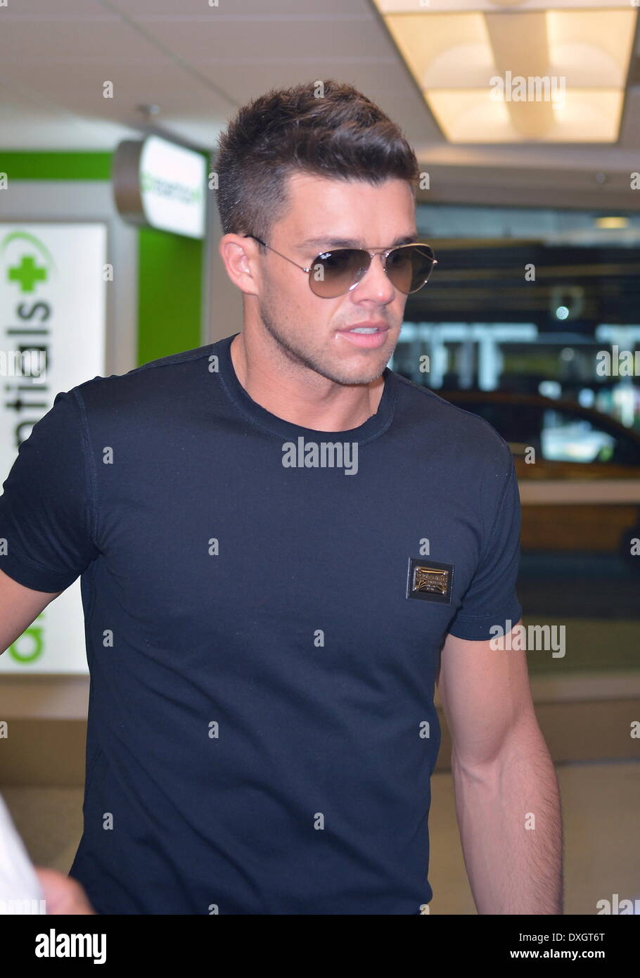 Leandro Penna arrives at Miami International Airport Miami, Florida ...