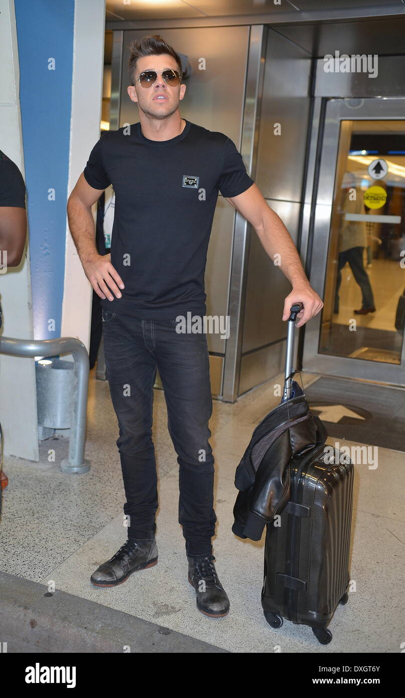Leandro Penna arrives at Miami International Airport Miami, Florida ...