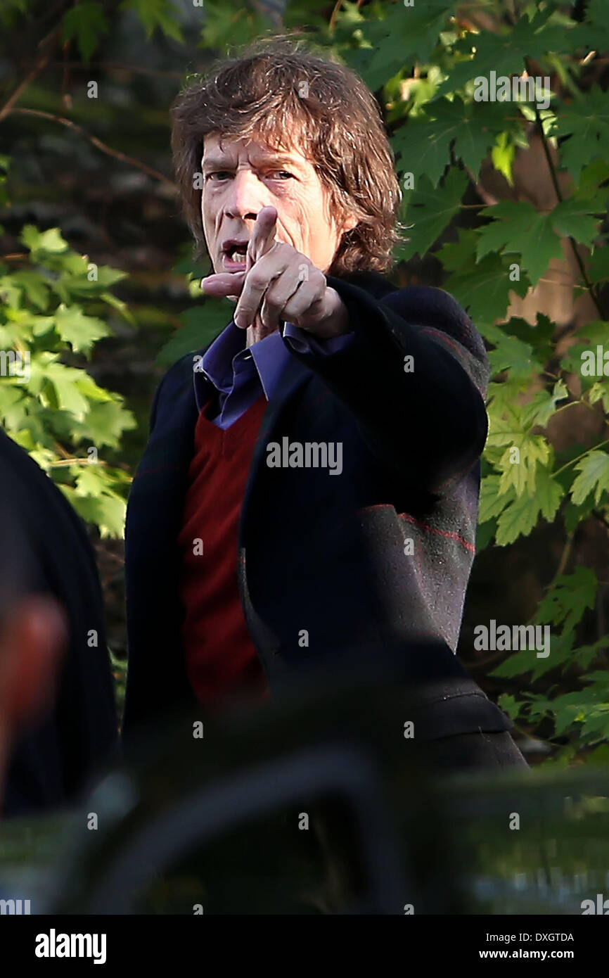 Mick Jagger The Rolling Stones out and about in Paris ahead of their ...