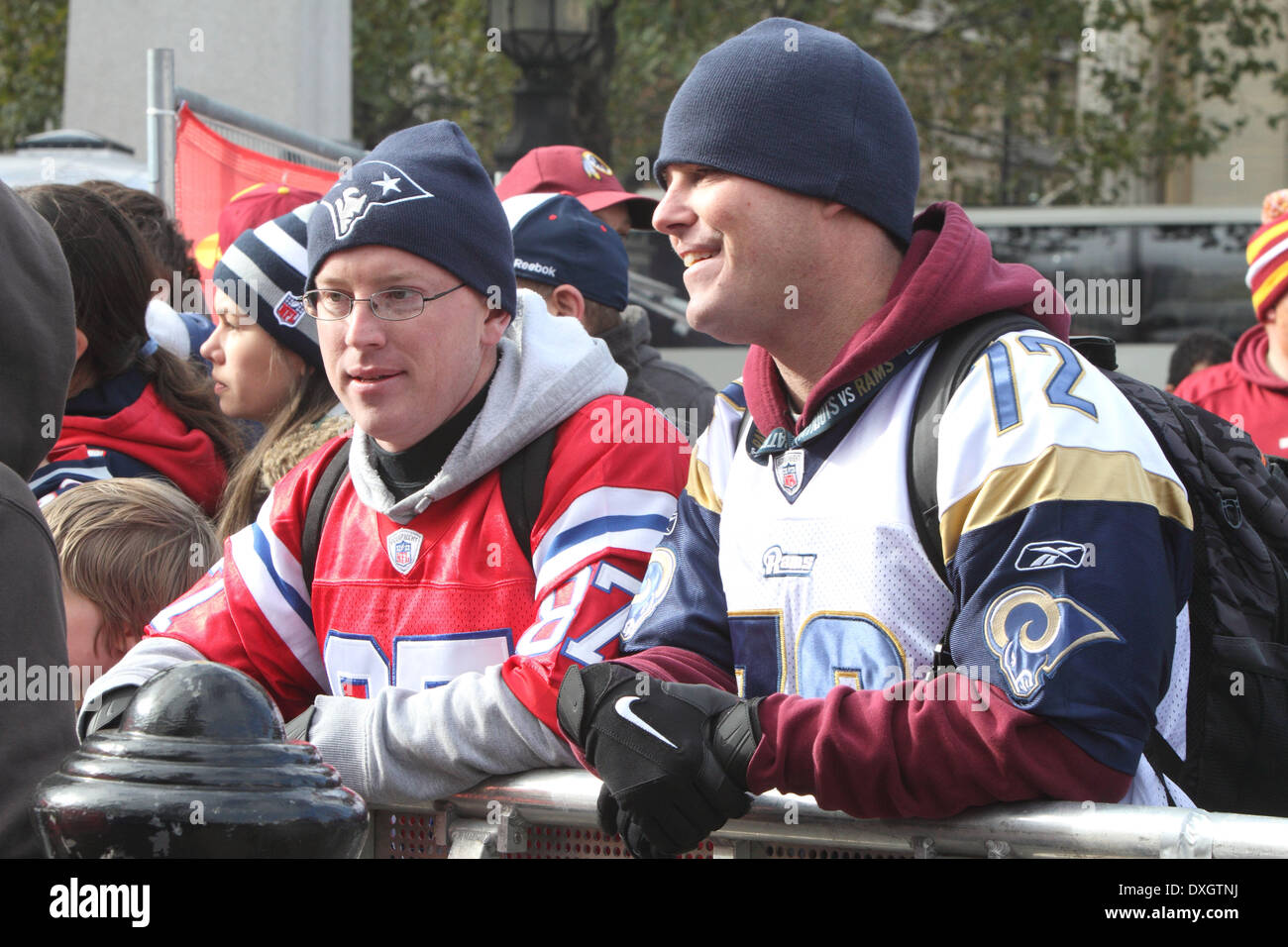 Atmosphere The NFL Fan Rally in Trafalgar Square hosted by Sky Sports ...