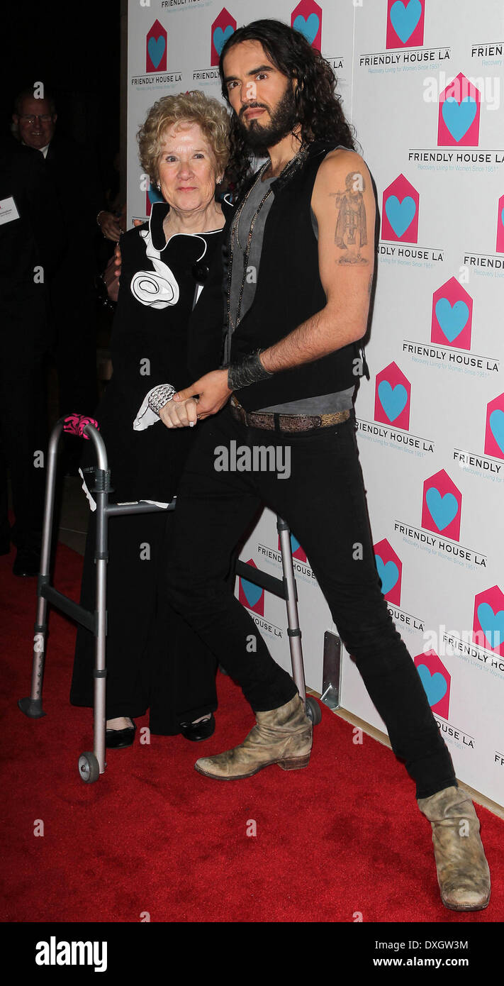 Peggy Albrecht, Russell Brand Friendly House LA Annual Awards Luncheon ...