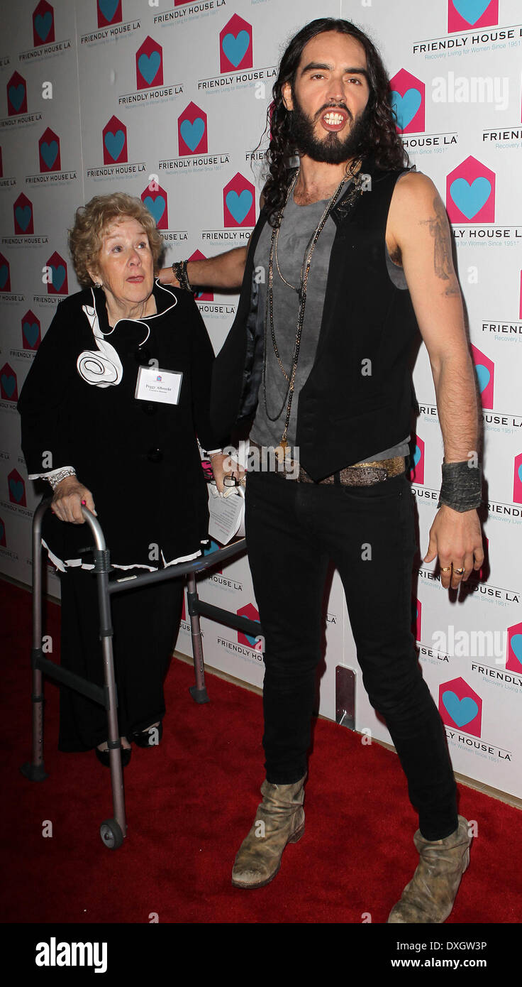 Peggy Albrecht, Russell Brand Friendly House LA Annual Awards Luncheon ...