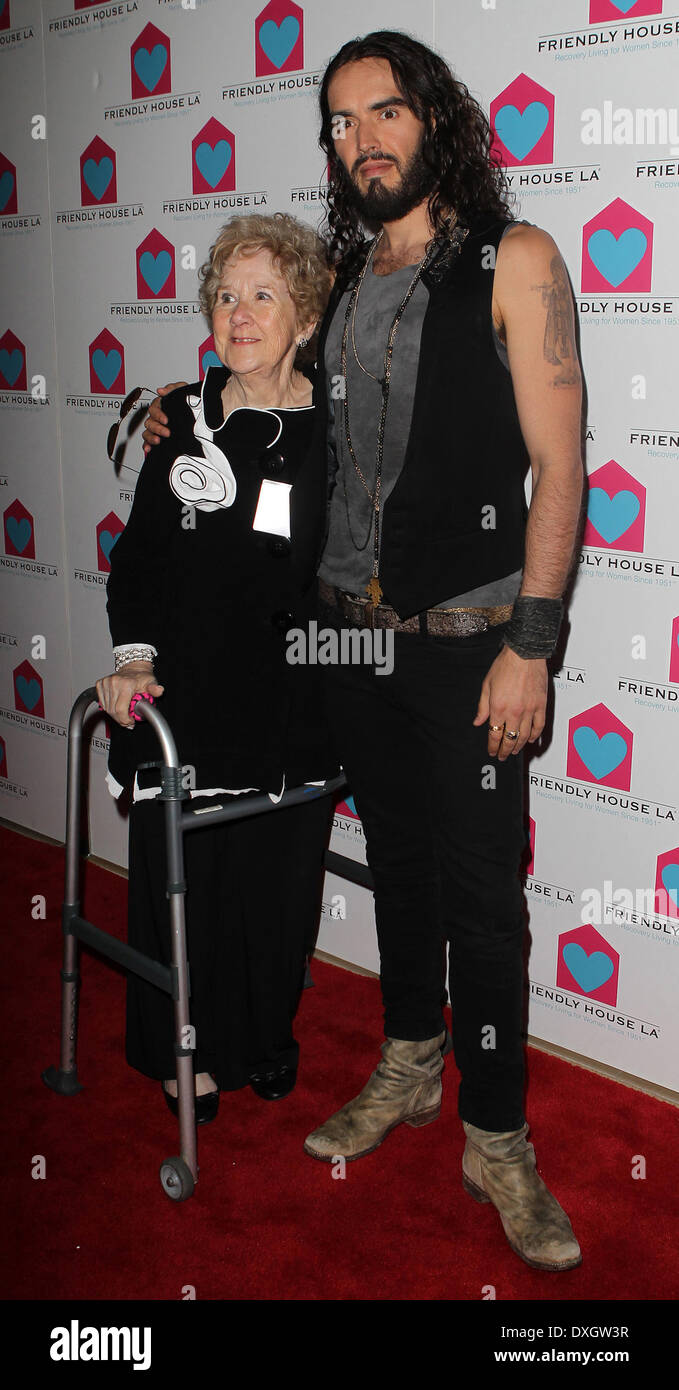 Peggy Albrecht, Russell Brand Friendly House LA Annual Awards Luncheon ...