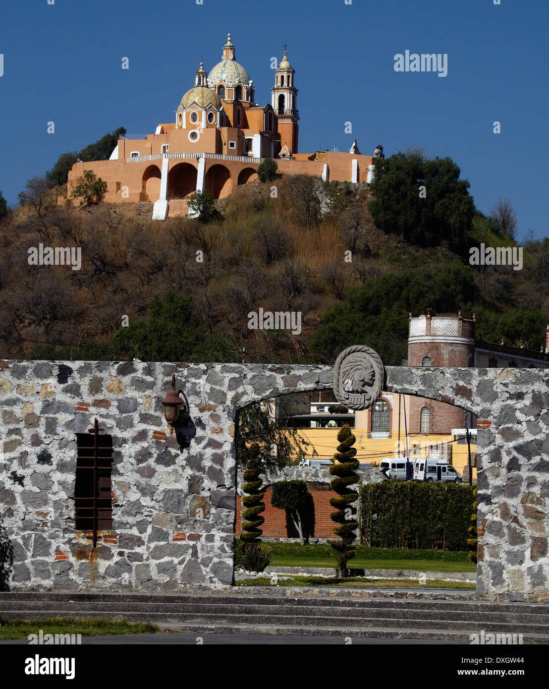 América, Mexico, Puebla state, Cholula village, Nuestra Señora de los ...