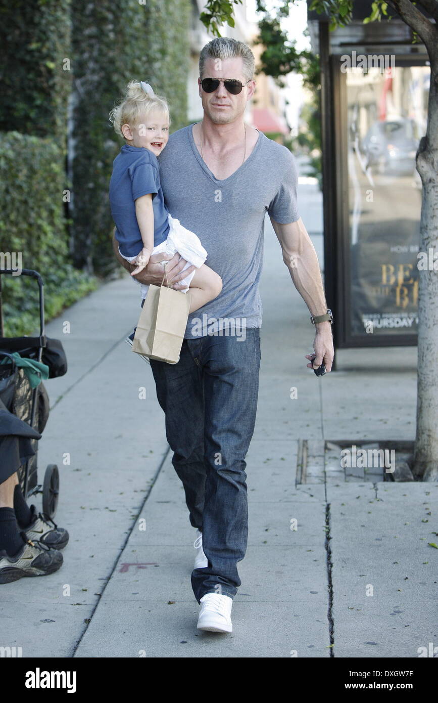 Eric Dane and daughter Billie Beatrice Dane go shopping together at a ...
