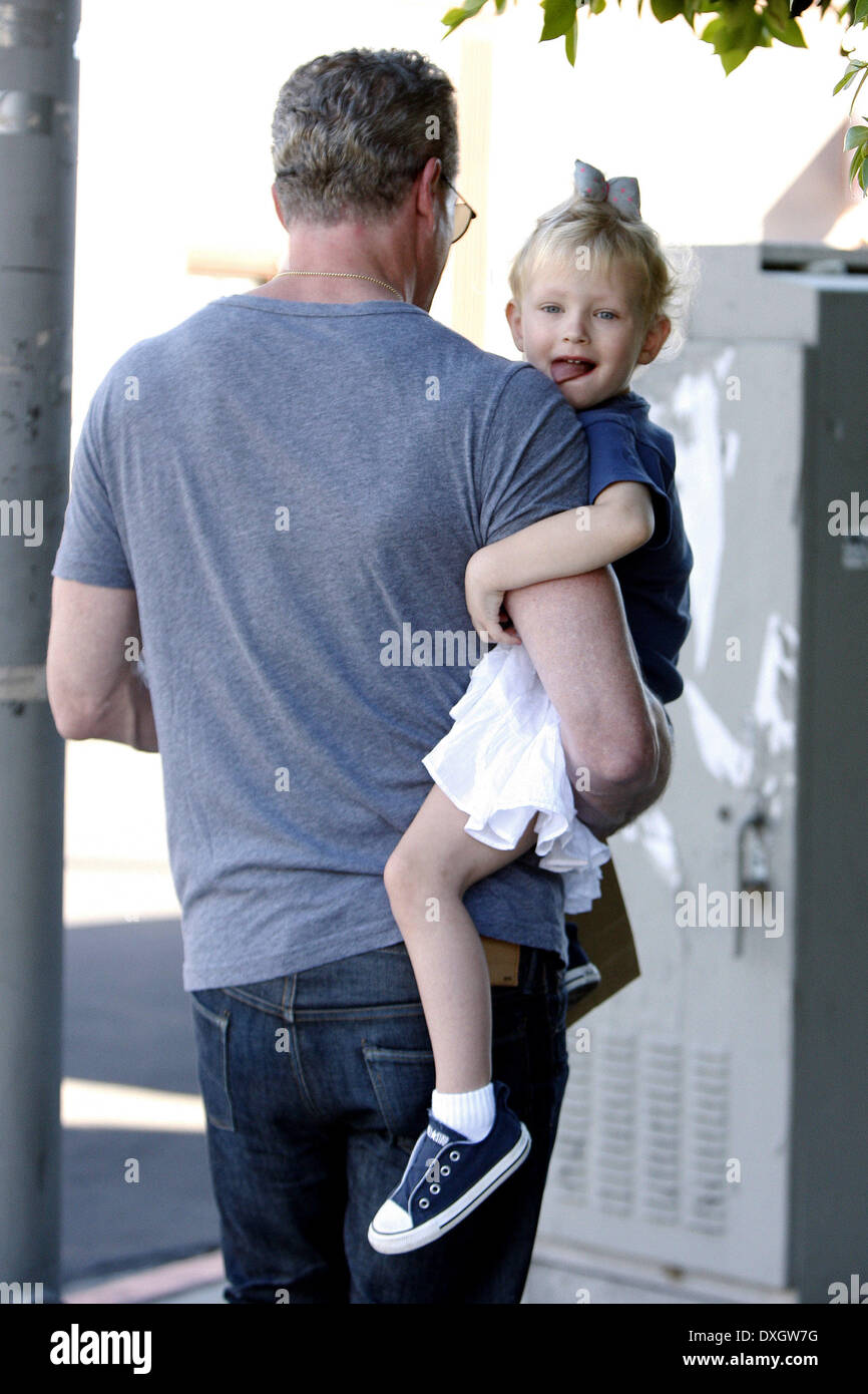 Eric Dane and daughter Billie Beatrice Dane go shopping together at a ...